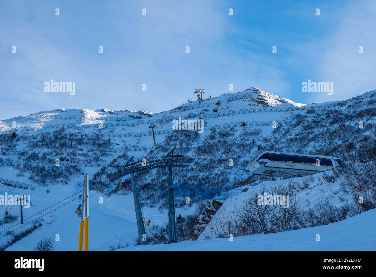 monte zoncolan ski resort in italy Stock Photo - Alamy
