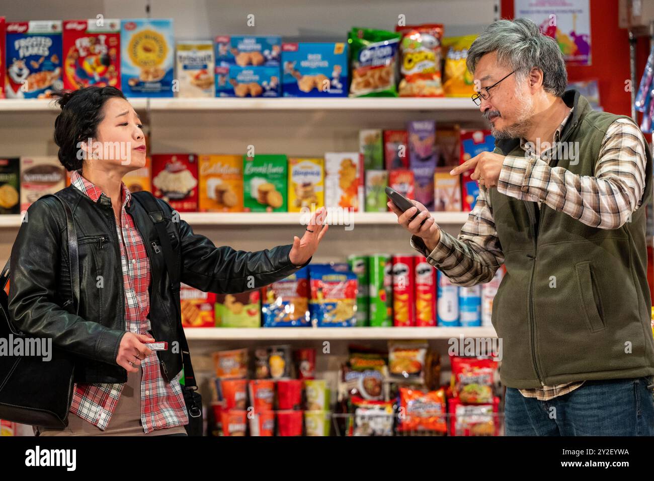 Kim and the letter writer hi-res stock photography and images - Alamy