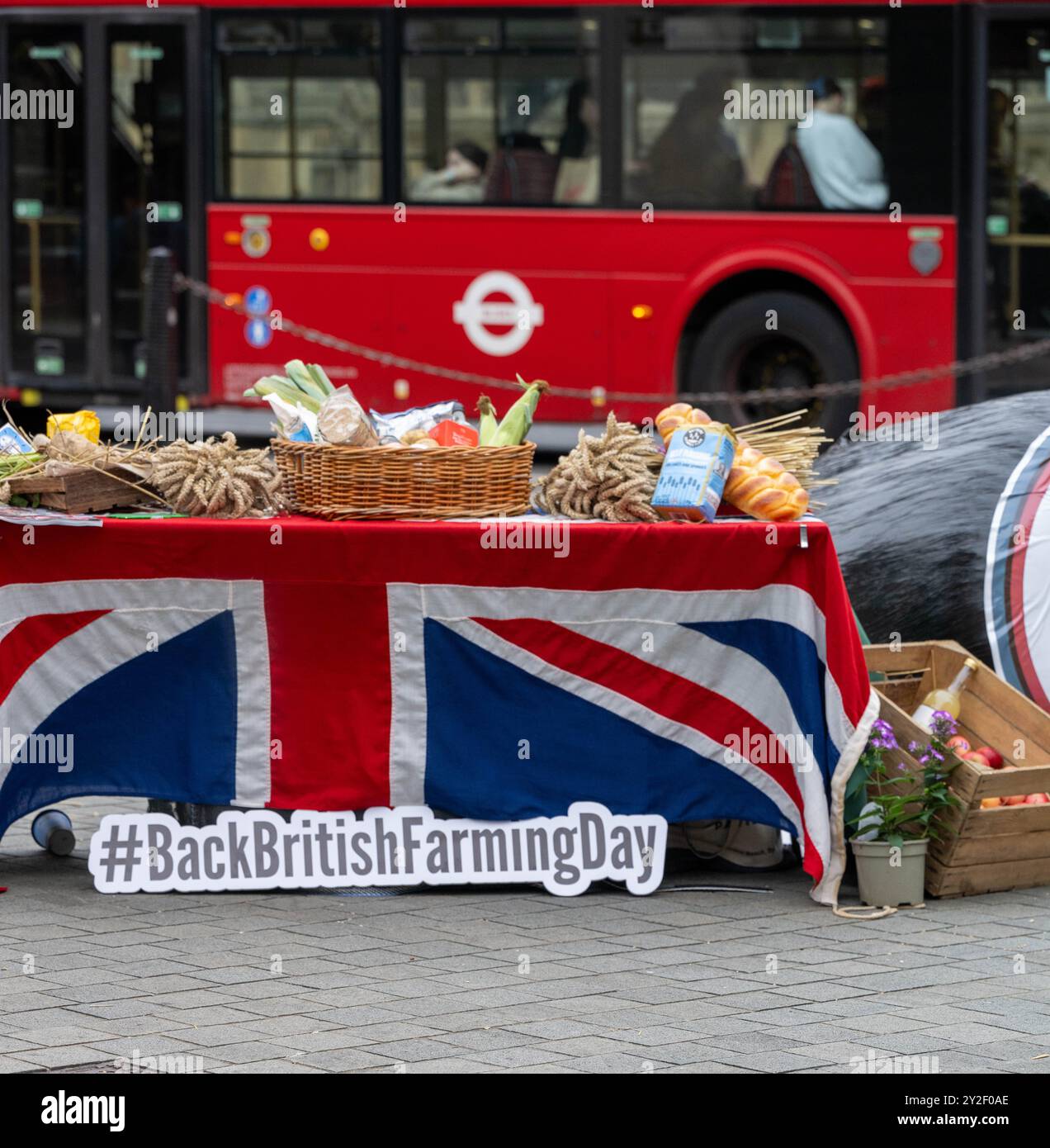 London UK 10th Sep. 2024 Ahead of Back British Farming Day on the 11th ...