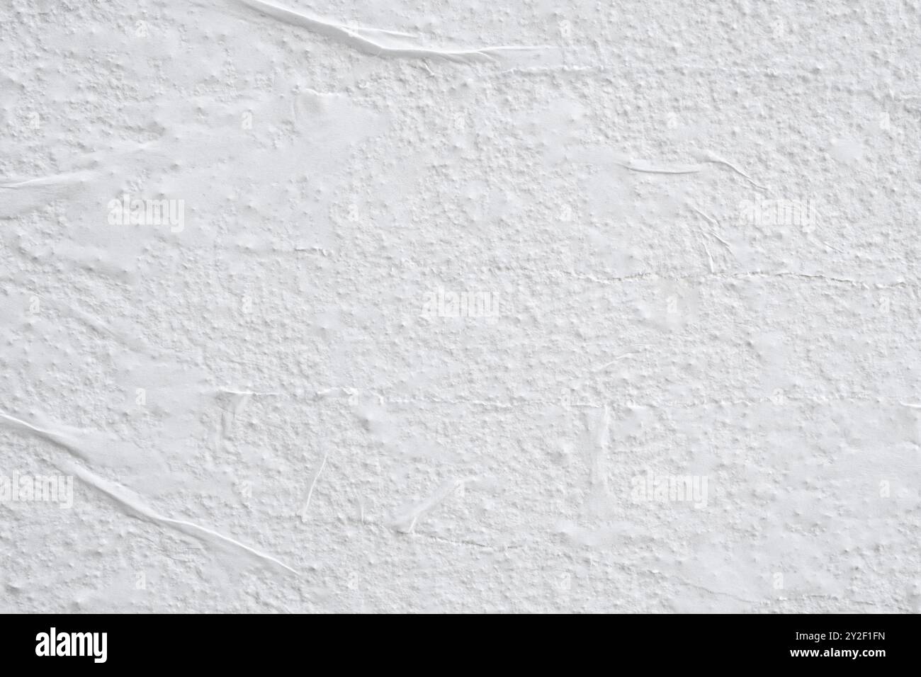 Blank white crumpled creased torn paper poster texture surface ...