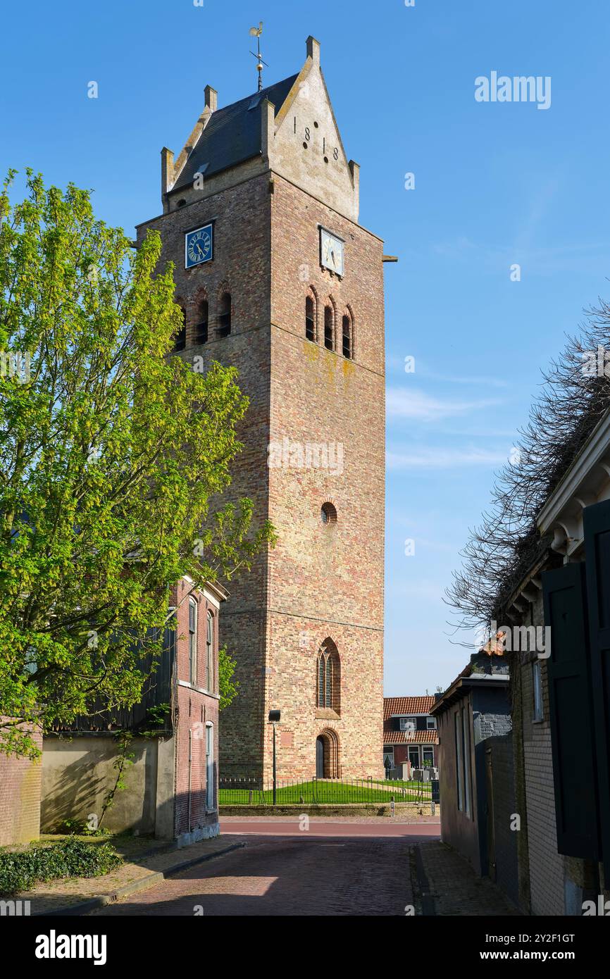 The Meinardskerk in Minnerstga Friesland The Netherlands. The one ...