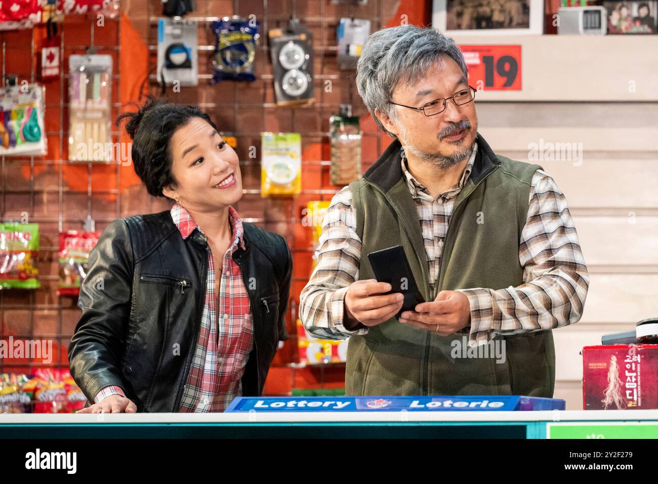 London, UK. 10 September 2024. (L) Jennifer Kim as Janet and Ins Choi ...