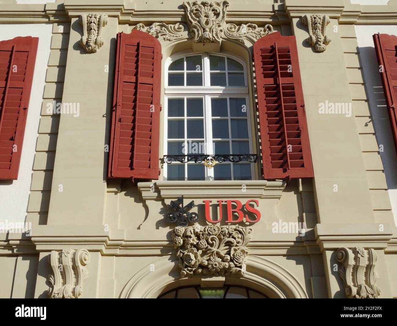 Anton Geisser 02.09.2024 Schweiz. Bild : Bank UBS Logo Schriftzug ...