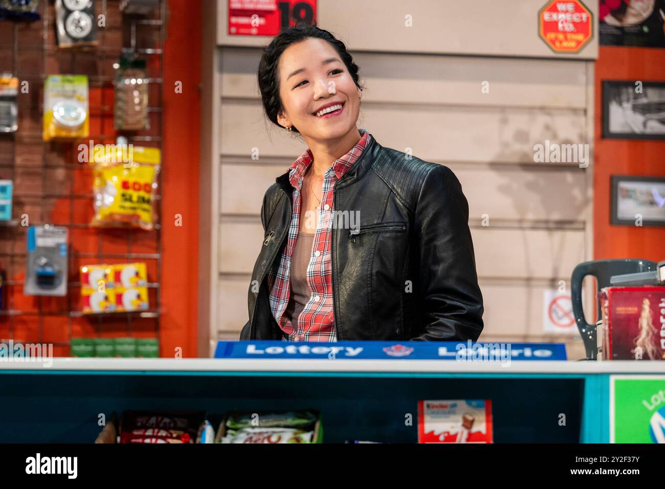 London, UK. 10 September 2024. Jennifer Kim as Janet at a photocall for Kim’s Convenience at the ...
