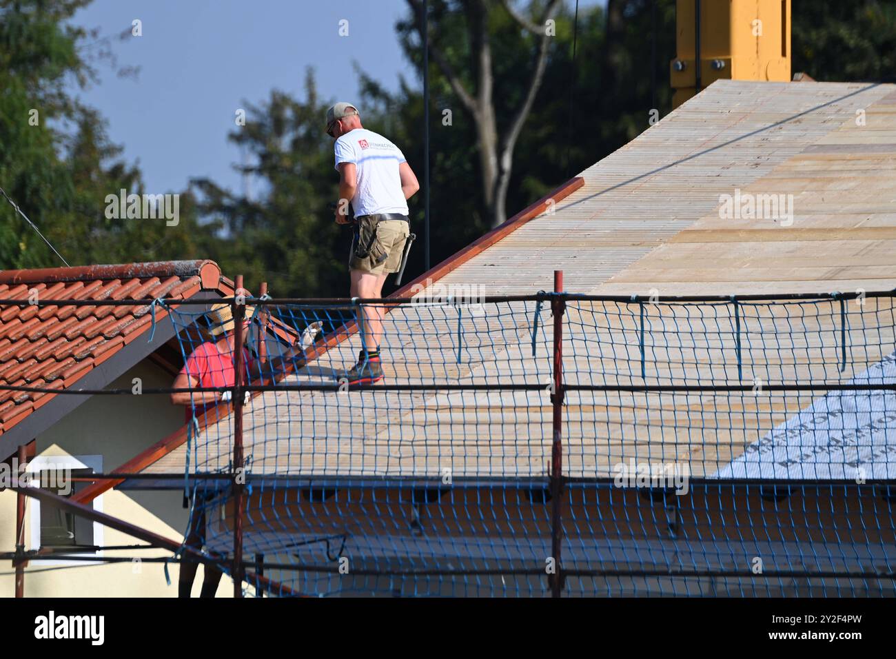 Zimmermann handwerker hi-res stock photography and images - Alamy