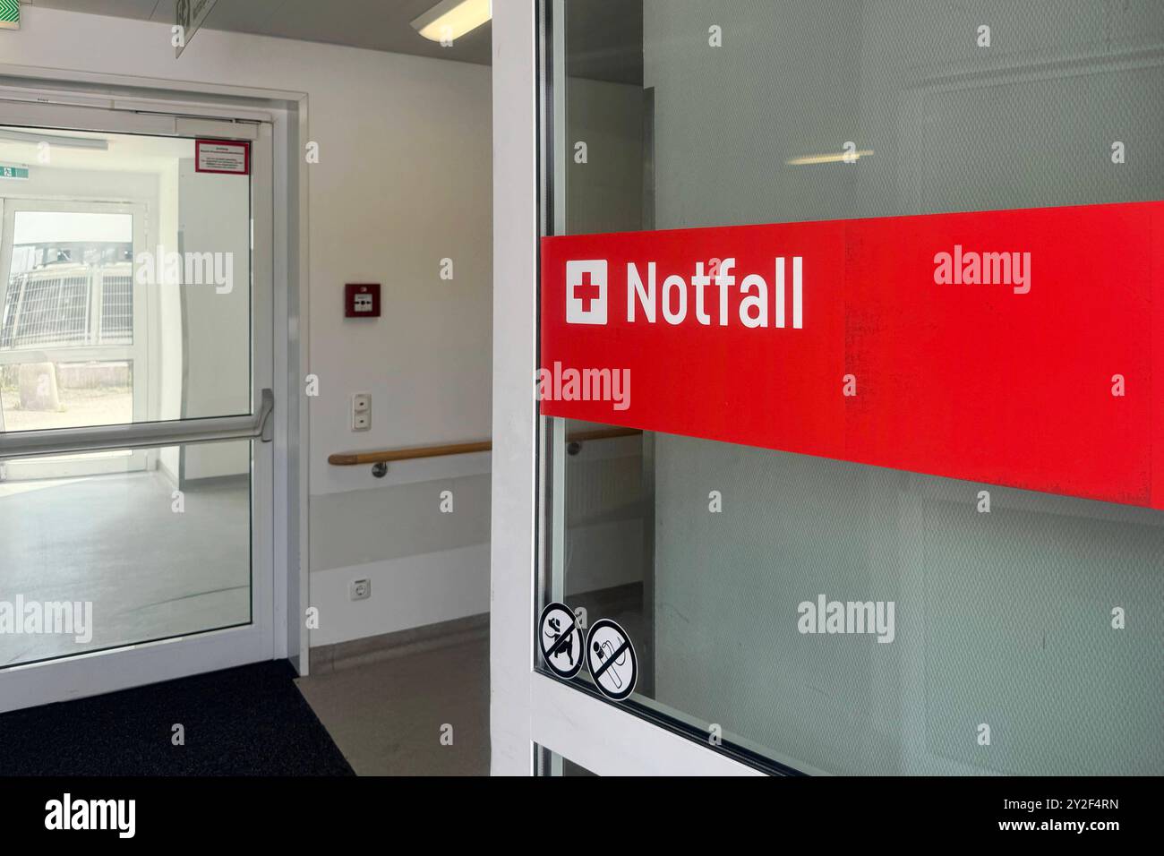 Eingang zur Notaufnahme, Notfall,Krankenhaus,Klinik *** Entrance to ...
