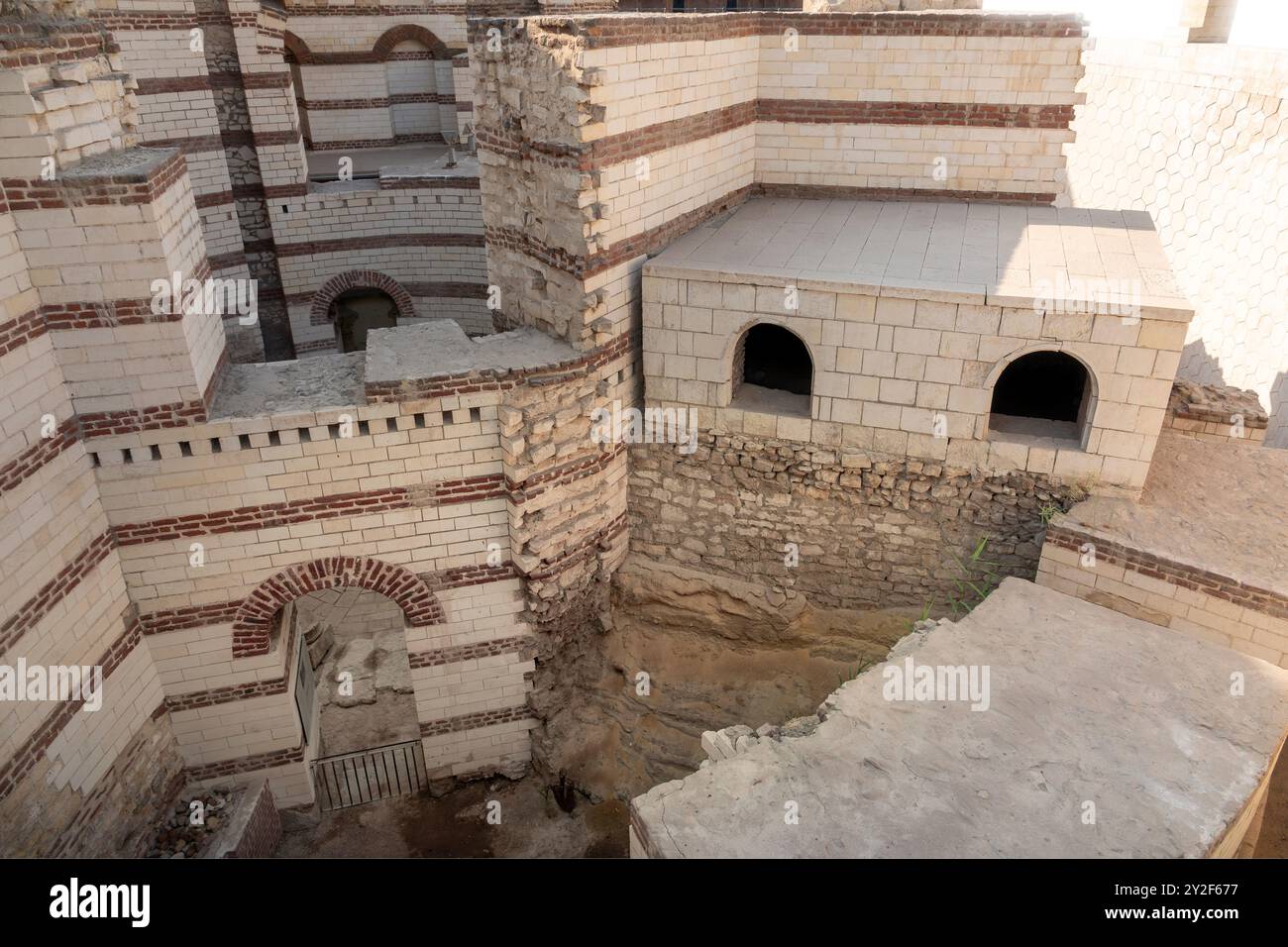 Babylon Fortress, Old Cairo, Egypt Stock Photo - Alamy