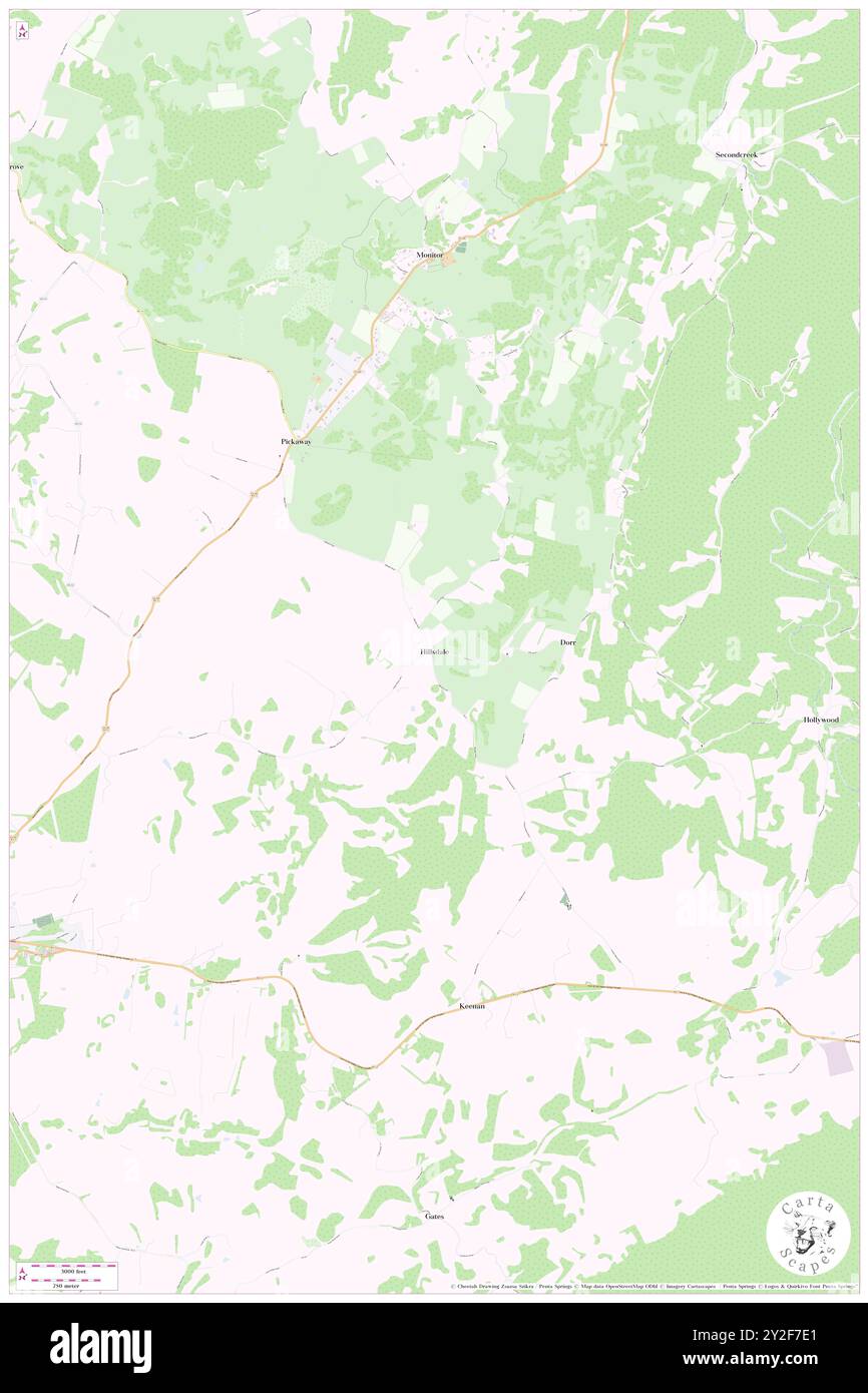 Hillsdale, Monroe County, US, United States, West Virginia, N 37 37' 7 ...