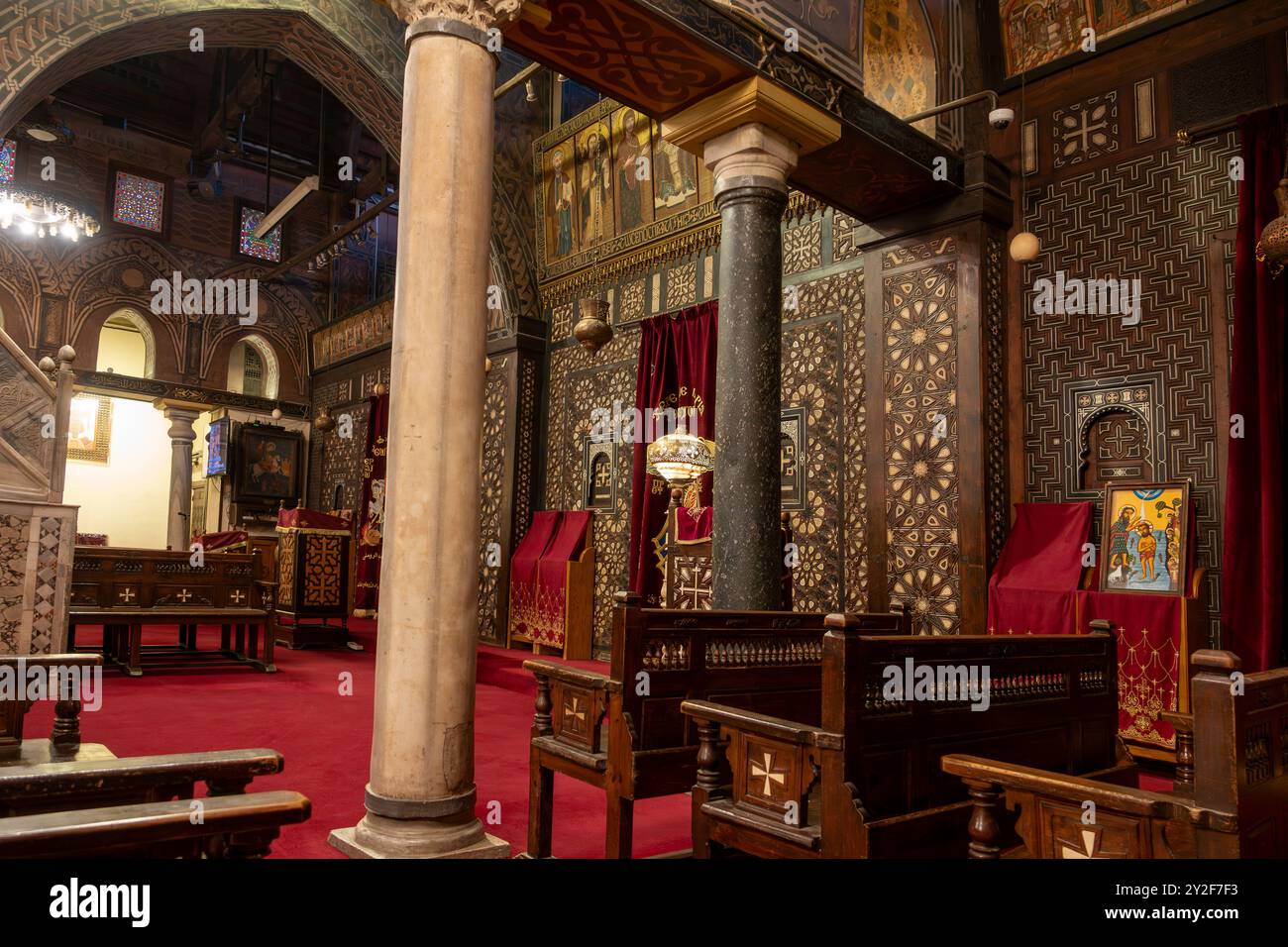 Saint Virgin Mary's Coptic Orthodox Church referred to as the Hanging ...