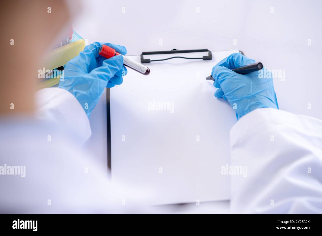 The laboratory and blood sample testing Stock Photo - Alamy
