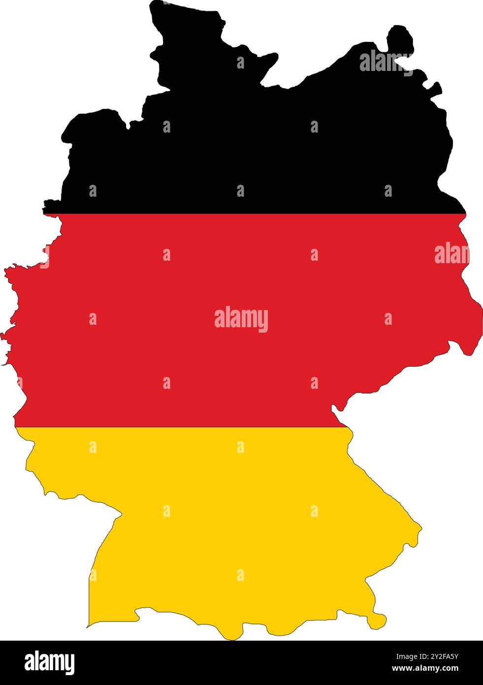 Germany Flag in Map, Germany Map with Flag, Map of Germany, Map with ...