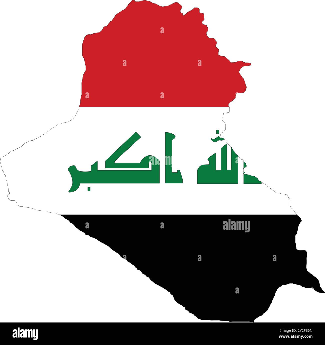 Iraq Flag in Map, Iraq Map with Flag, Map of Iraq, Map with Flag ...