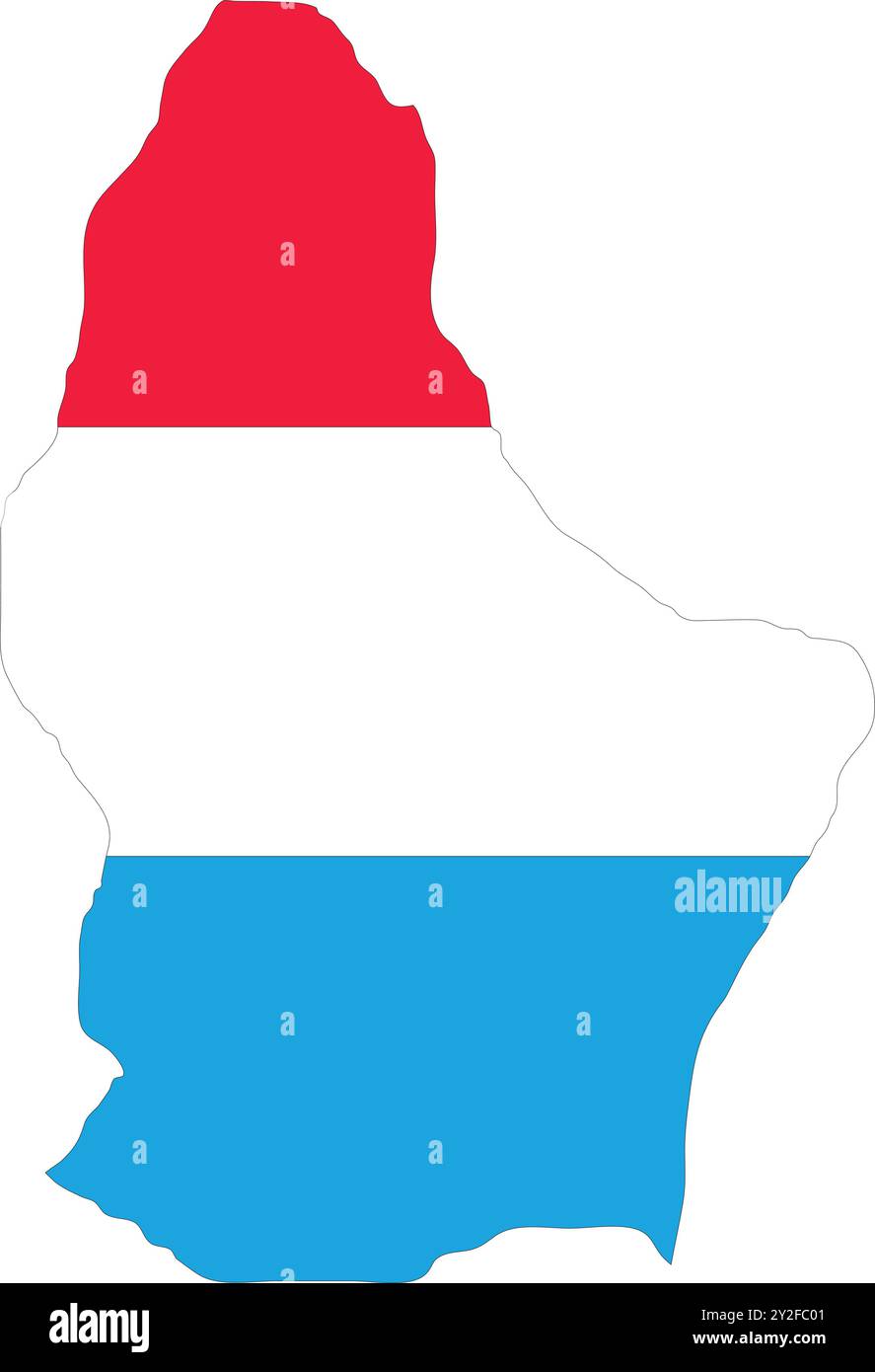 Luxembourg Flag in Map, Luxembourg Map with Flag, Map of Luxembourg, Map with Flag, Nation Flag ...