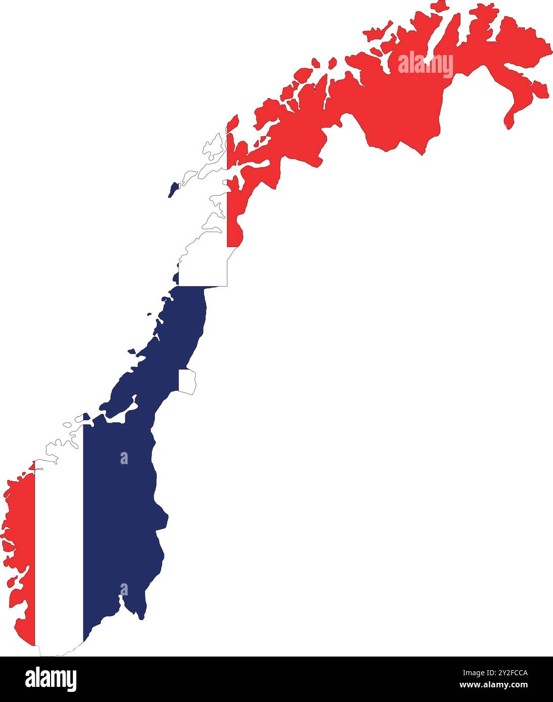Norway Flag in Map, Norway Map with Flag, Map of Norway, Map with Flag ...