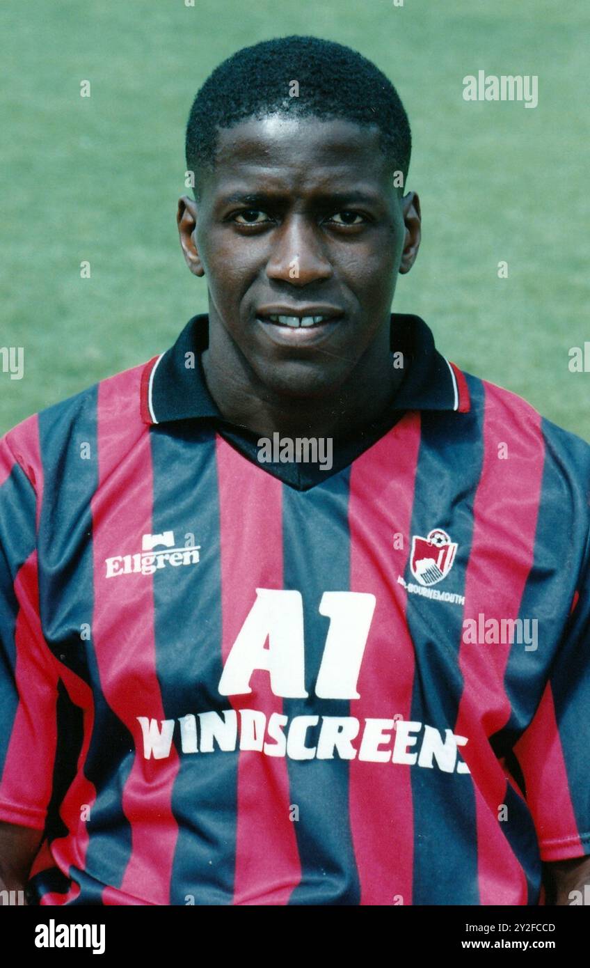 AFC BOURNEMOUTH, 1991. GEORGE LAWRENCE PIC MIKE WALKER 1991 Stock Photo ...