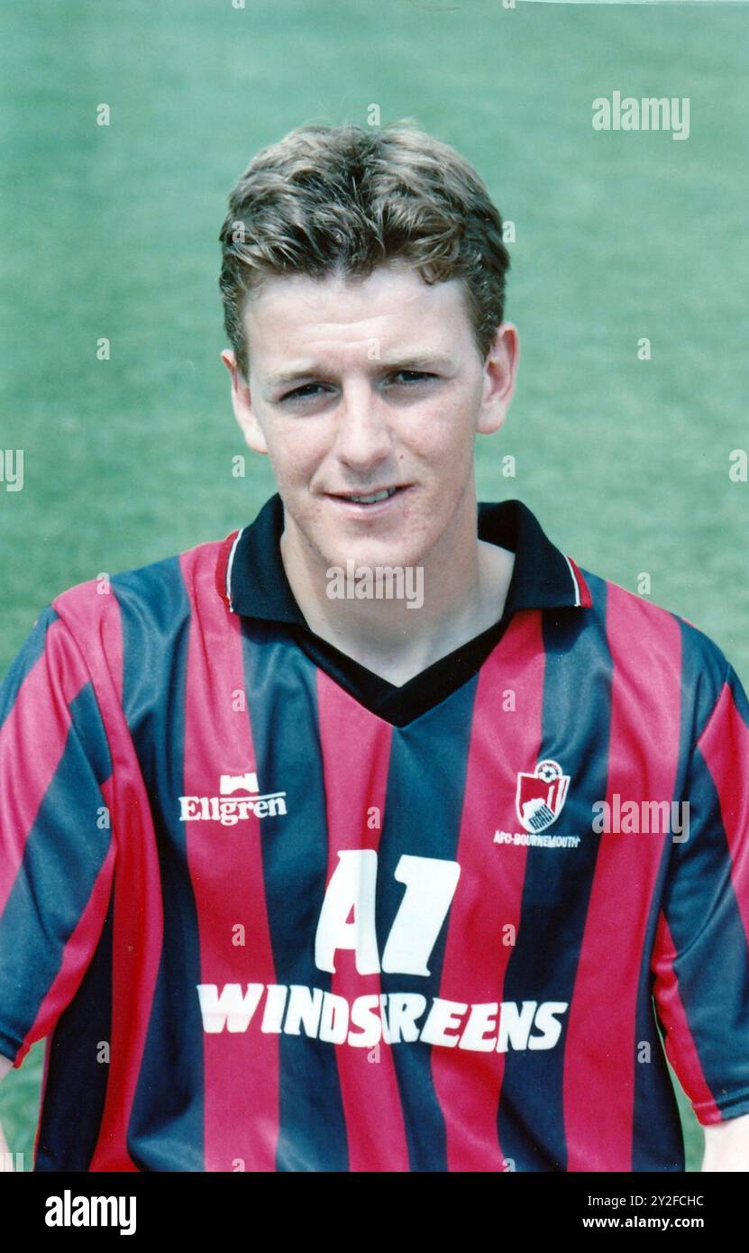AFC BOURNEMOUTH, 1991. KEITH ROWLAND PIC MIKE WALKER 1991 Stock Photo ...
