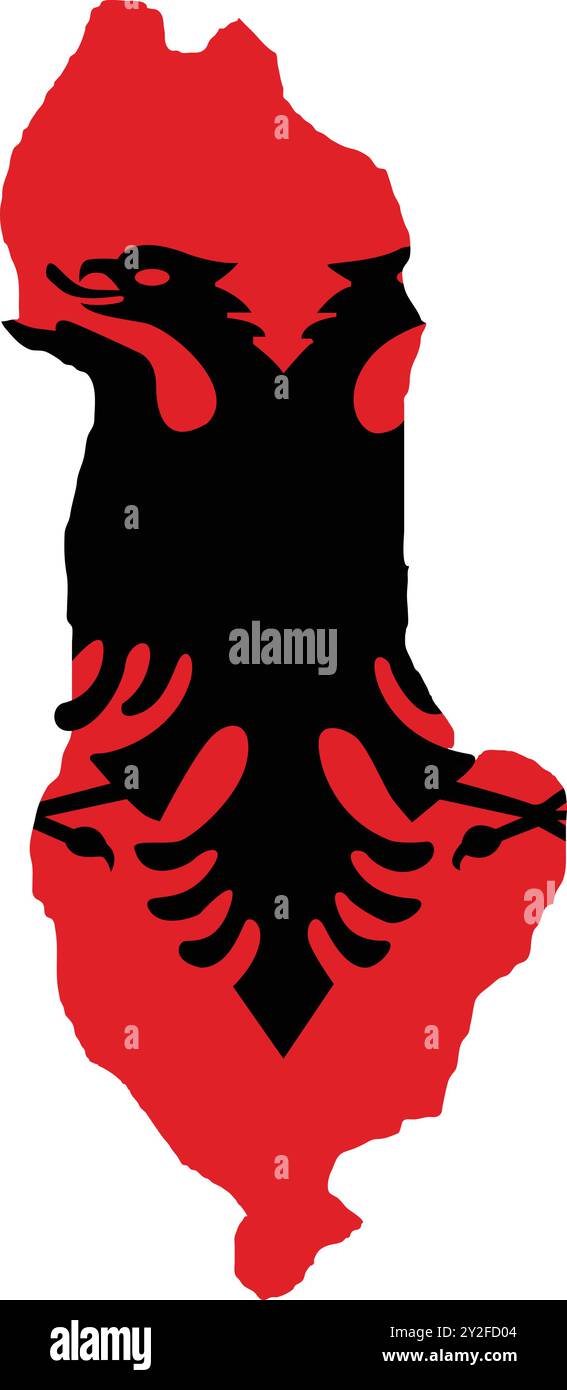 Historical albania map Stock Vector Images - Alamy