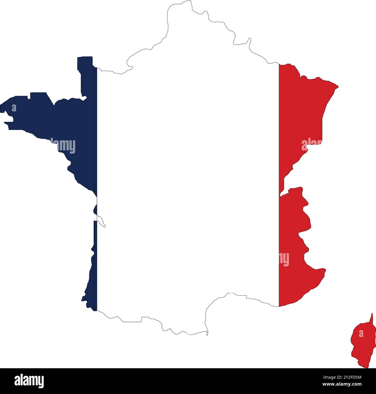 France Flag in Map, France Map with Flag, Map of France, Map with Flag ...