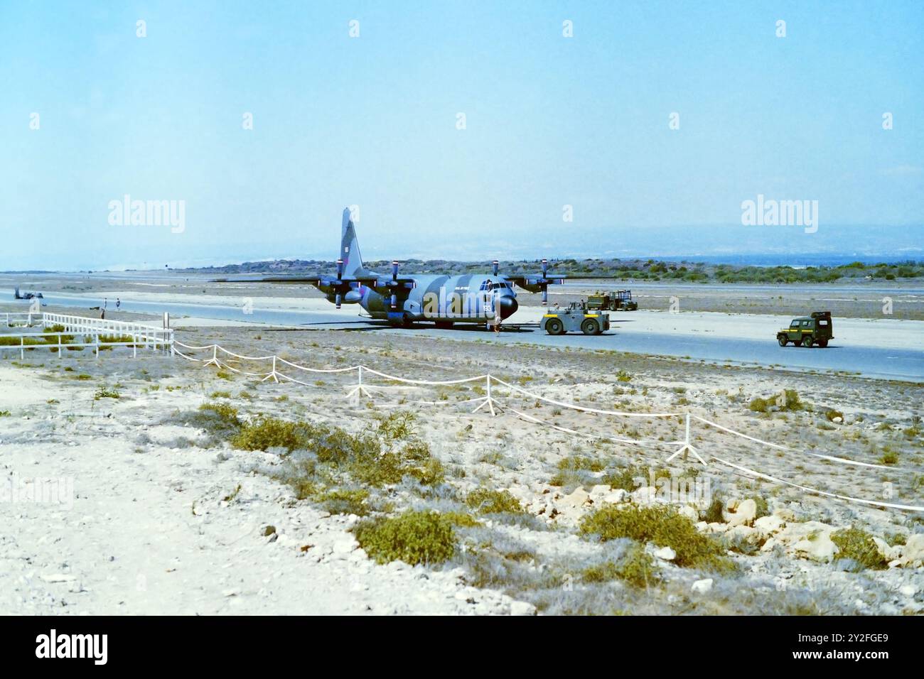 Old 1980's 35mm negative film scan. RAF Akrotiri open day, 1985 ...
