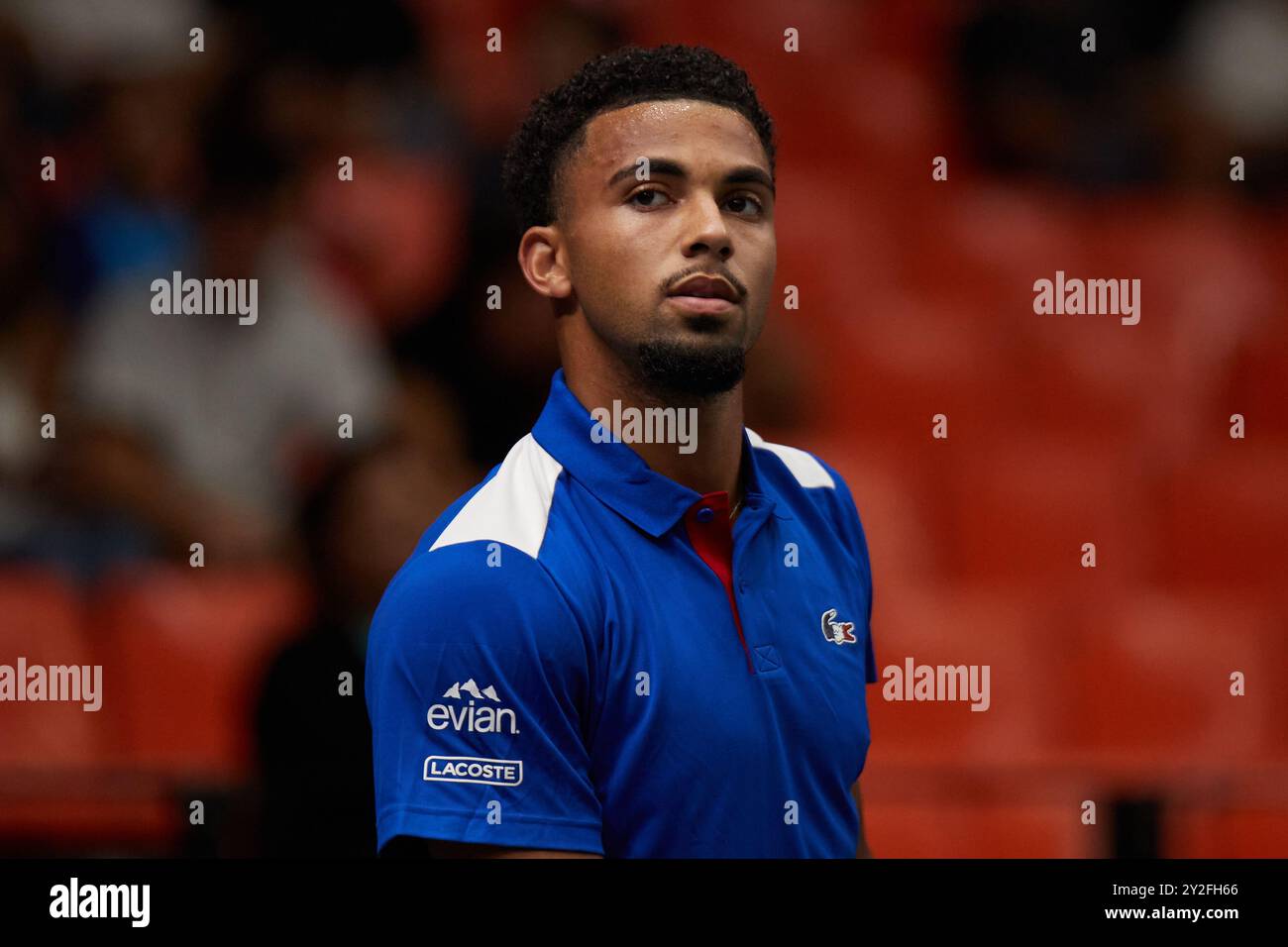 VALENCIA, SPAIN - SEPTEMBER 10: Arthur Fils of France looks on during ...