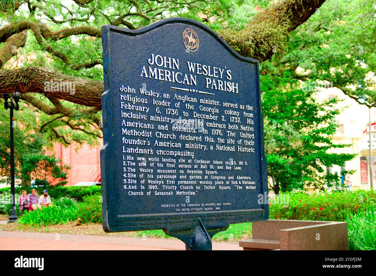 Famous religious person John Wesley location of the first Methodist ...
