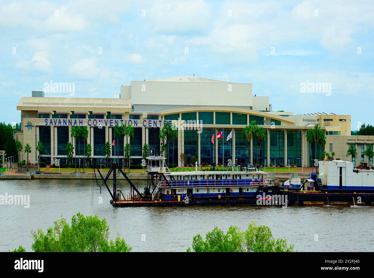 Savannah Convention Center in downtown historic Savannah, Georgia ...