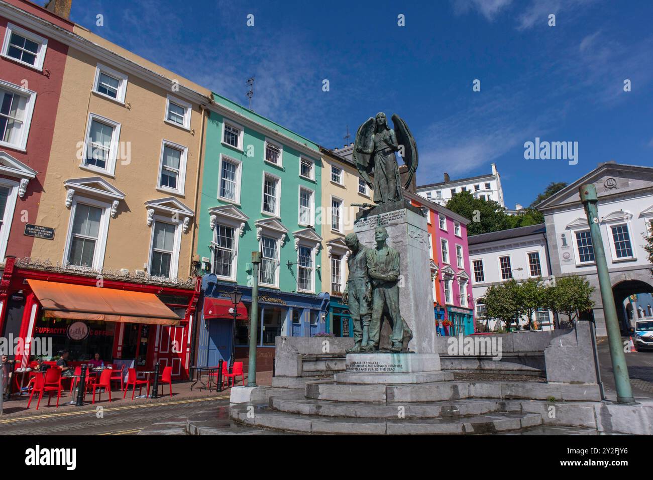 Cobh town centre, Ireland Stock Photo - Alamy
