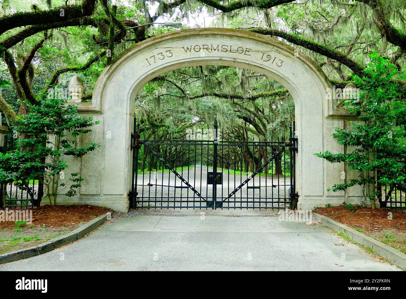 The Wormsloe Historic Site, originally known as Wormsloe Plantation, is ...