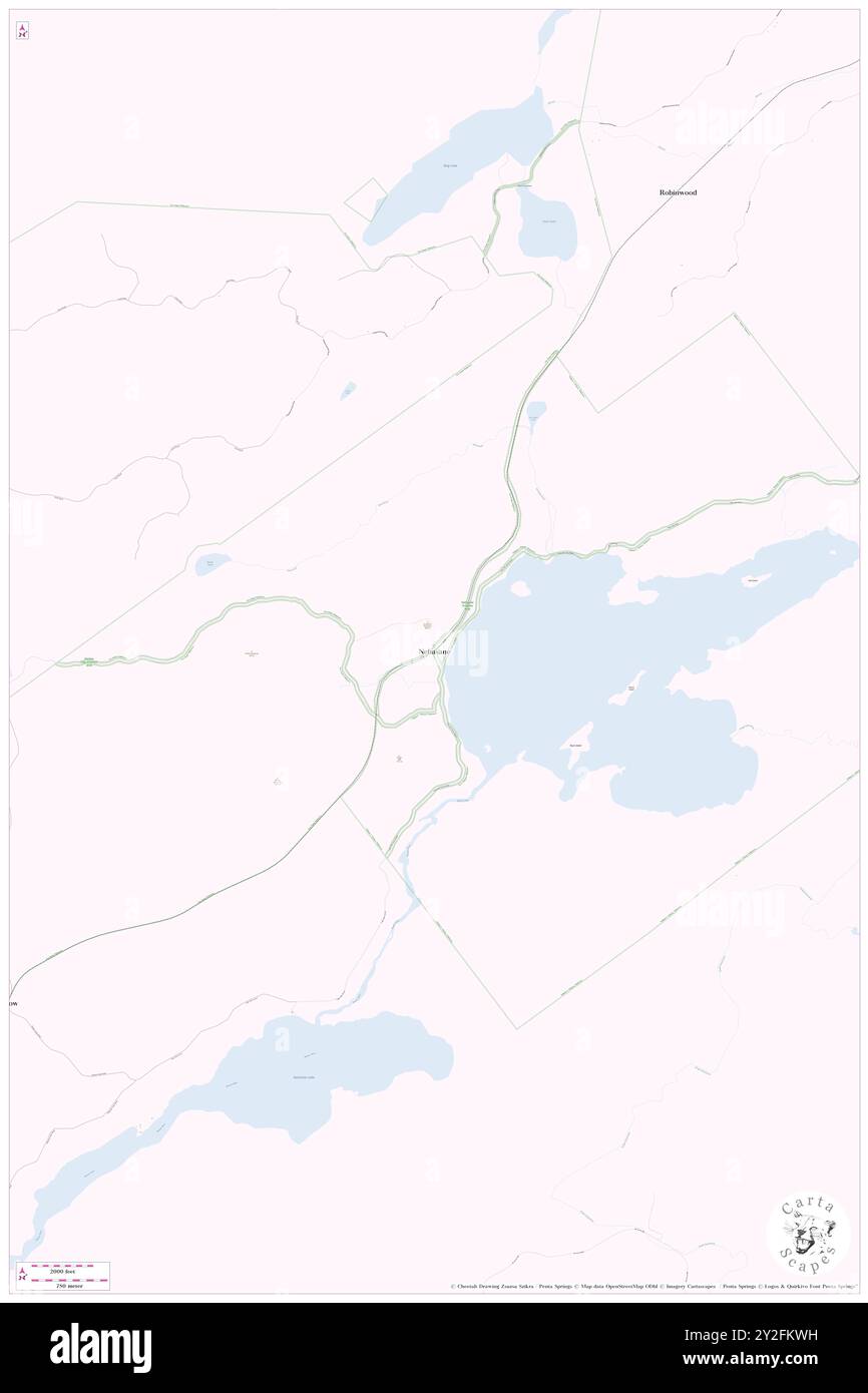 Nehasane, Hamilton County, US, United States, New York, N 44 0' 15'', S ...