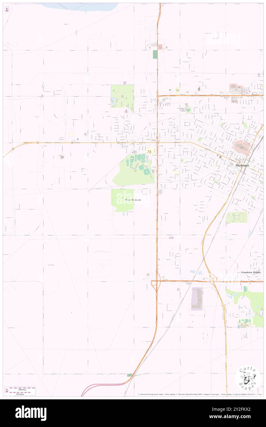 West Muskogee, Muskogee County, US, United States, Oklahoma, N 35 44 ...