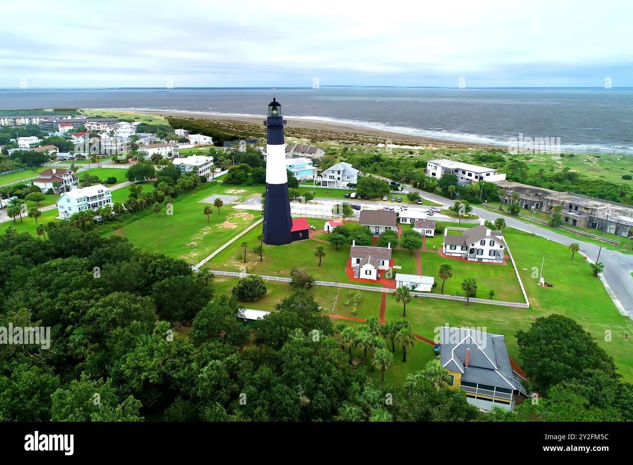 Historic Tybee Island Gerogia Light Station Lighthouse in Tybee Island ...