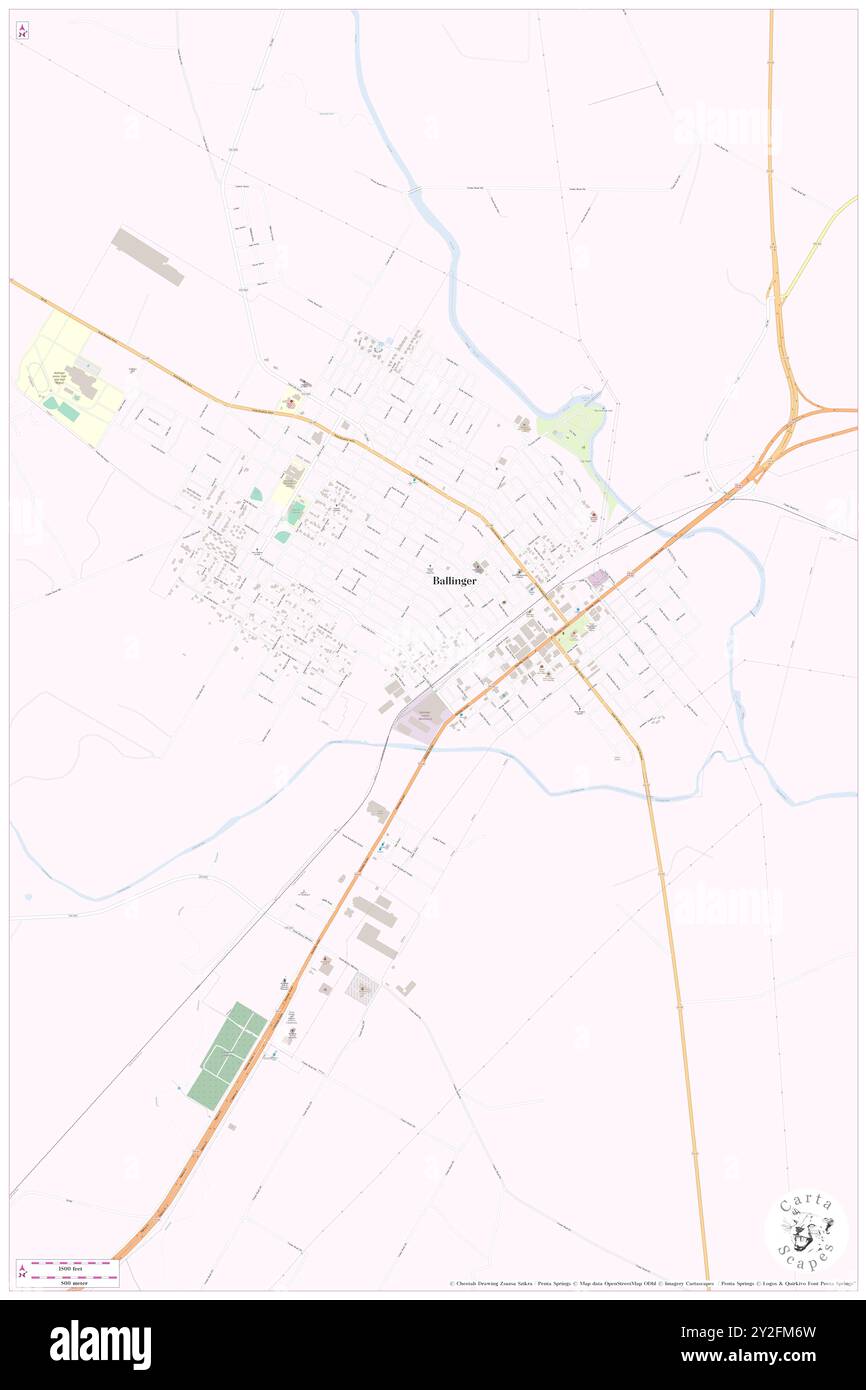 Ballinger texas map Cut Out Stock Images & Pictures - Alamy