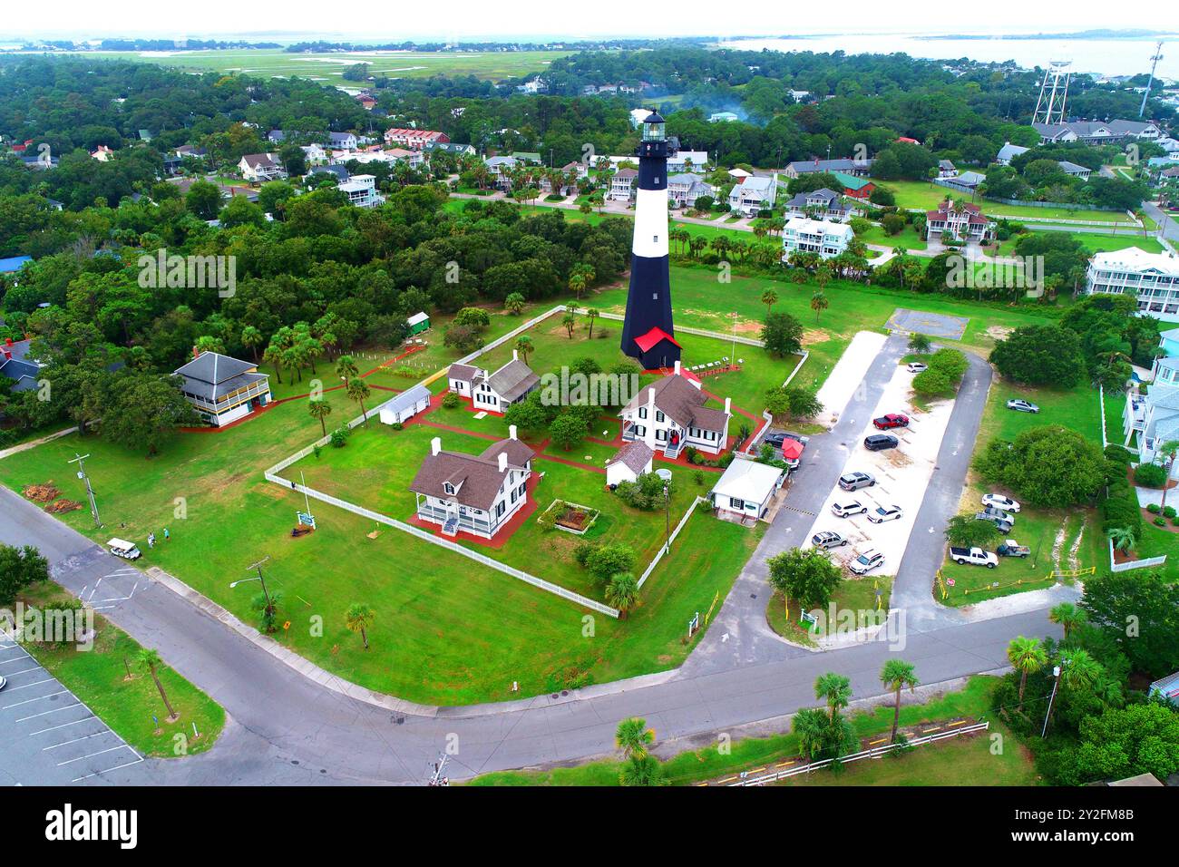 Historic Tybee Island Gerogia Light Station Lighthouse in Tybee Island ...