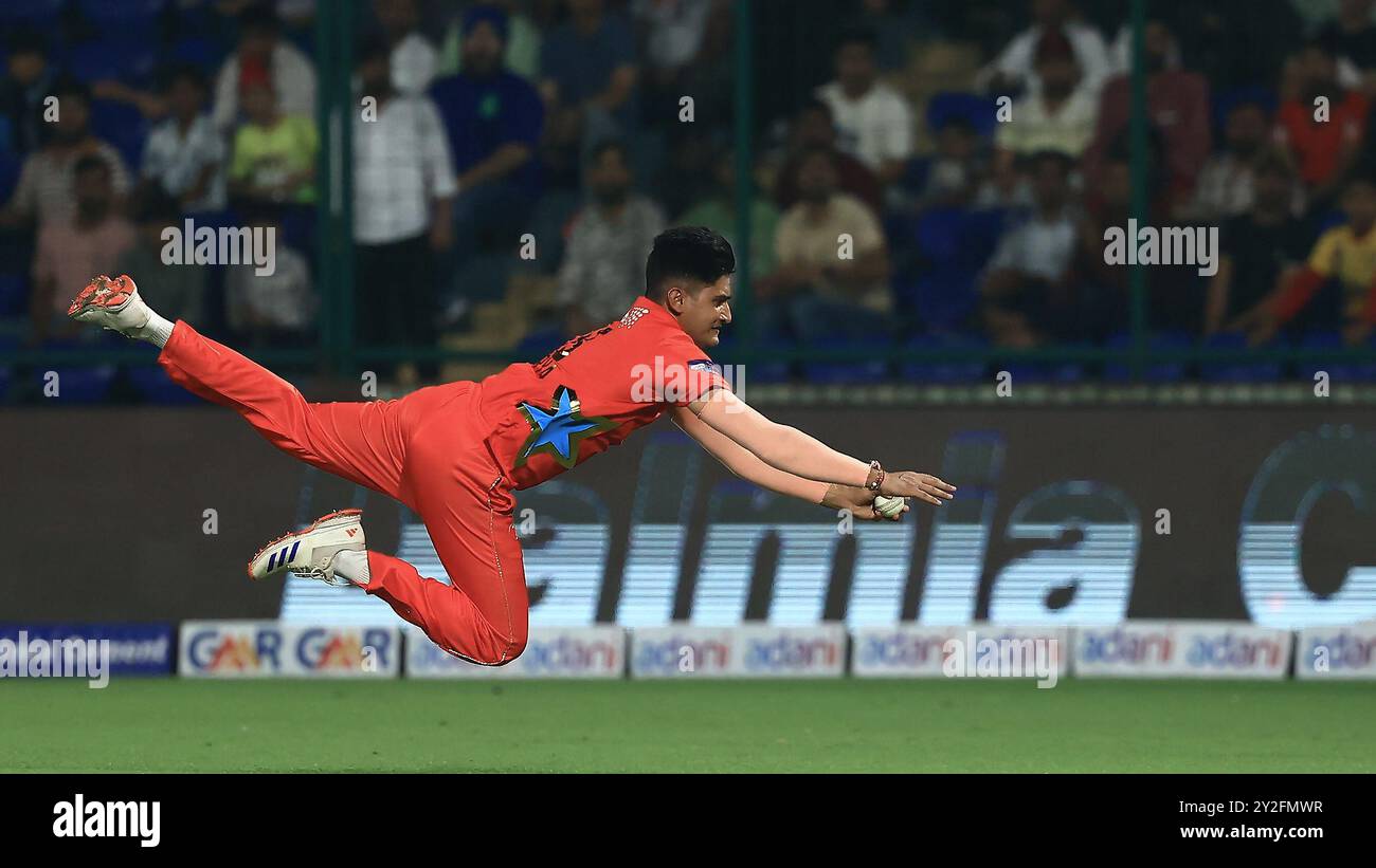 New Delhi, Delhi, India. 8th Sep, 2024. Priyansh Arya of South Delhi ...