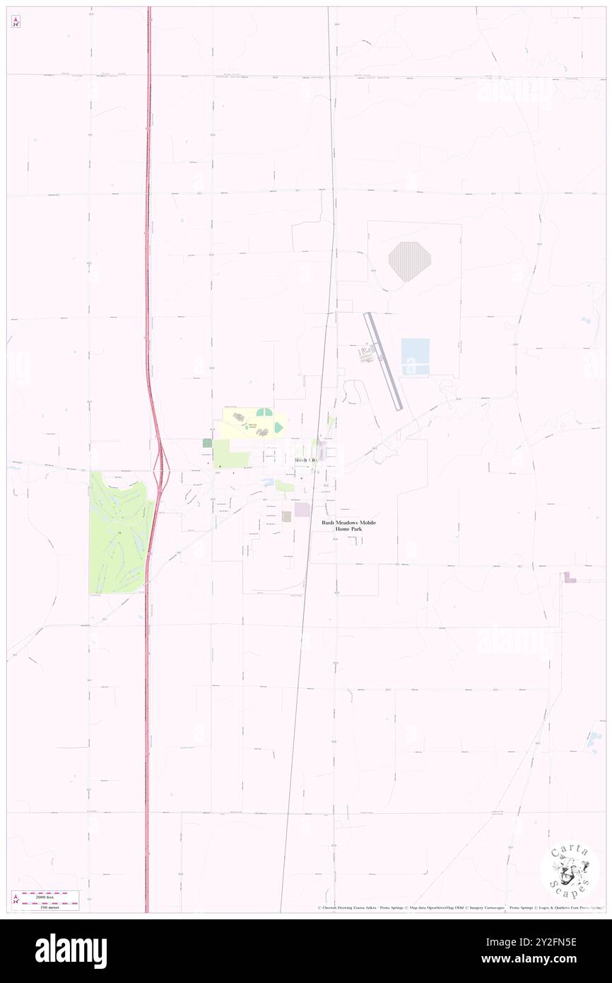 Rush city minnesota map Cut Out Stock Images & Pictures - Alamy