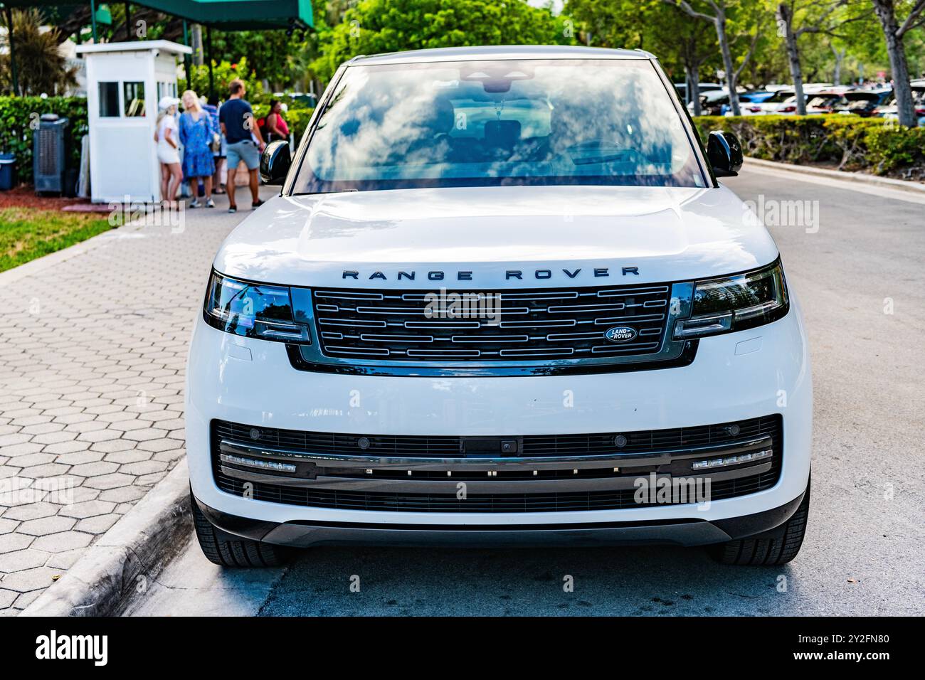 Miami Beach, Florida USA - June 9, 2024: Range Rover luxury SUV ...