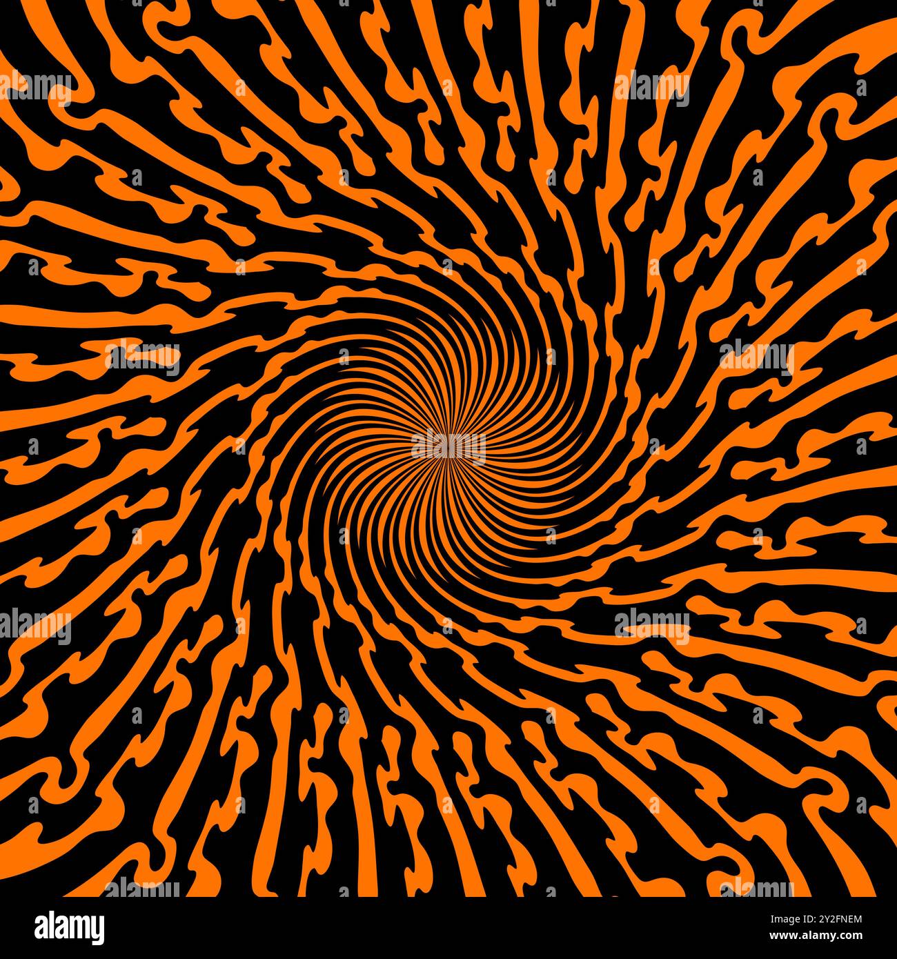 Psychedelic Halloween spiral pattern hypnotic swirl, hypnosis effect ...