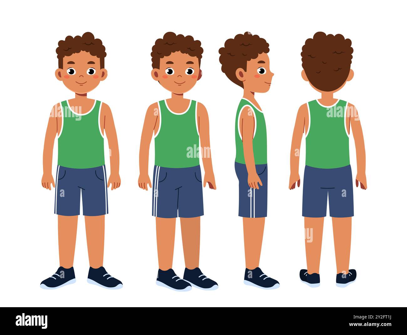 Fitness boy constructor. Guy in sportive uniform. Kit for creating ...