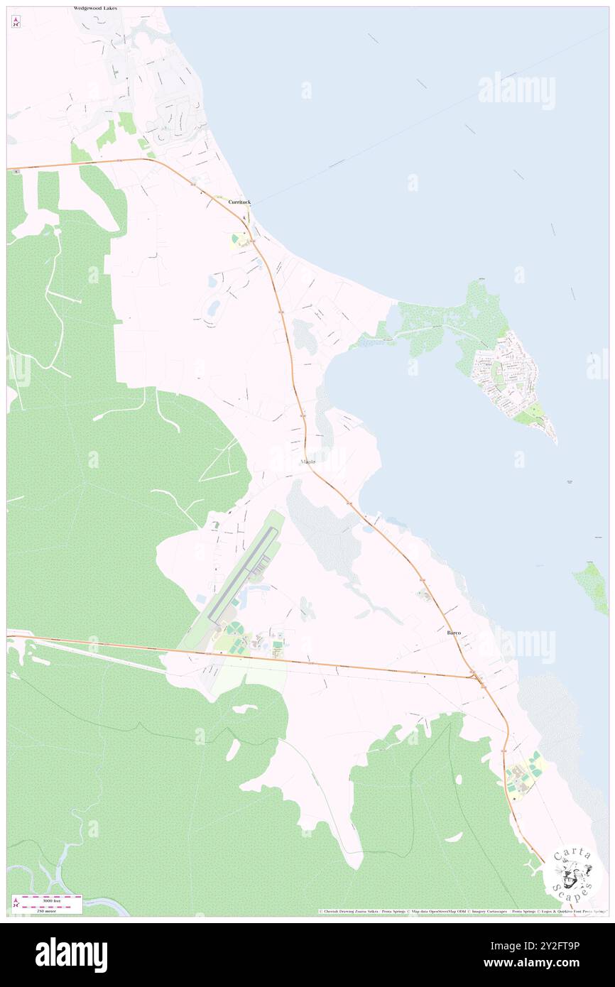 Maple, Currituck County, US, United States, North Carolina, N 36 24' 53 ...