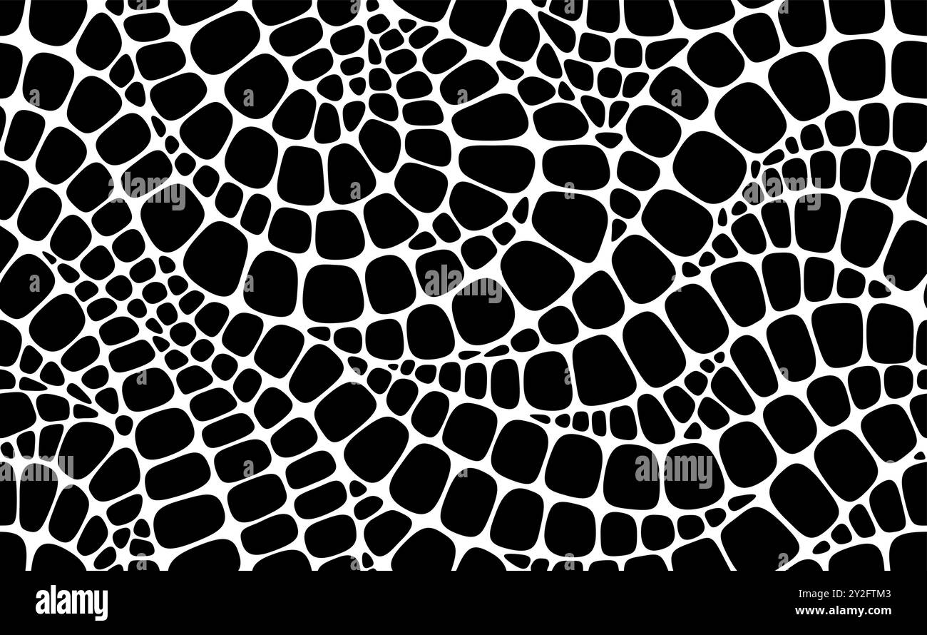 Snake, crocodile and dinosaur animal skin pattern, reptile leather ...