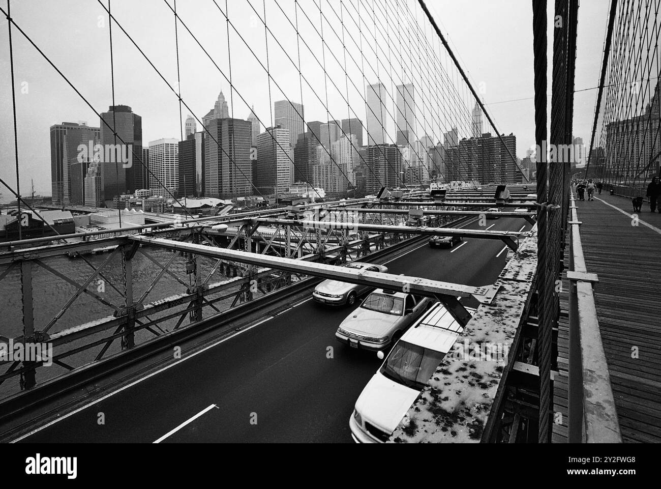 AJAXNETPHOTO. 6TH OCTOBER, 2000. NEW YORK CITY, USA. - TWIN TOWERS ...