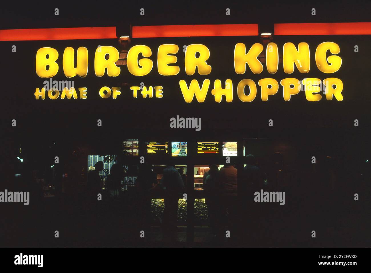 AJAXNETPHOTO. 1981. ISLAMORADA, FLA, USA. - KEY BURGER - FRONTAGE OF ...