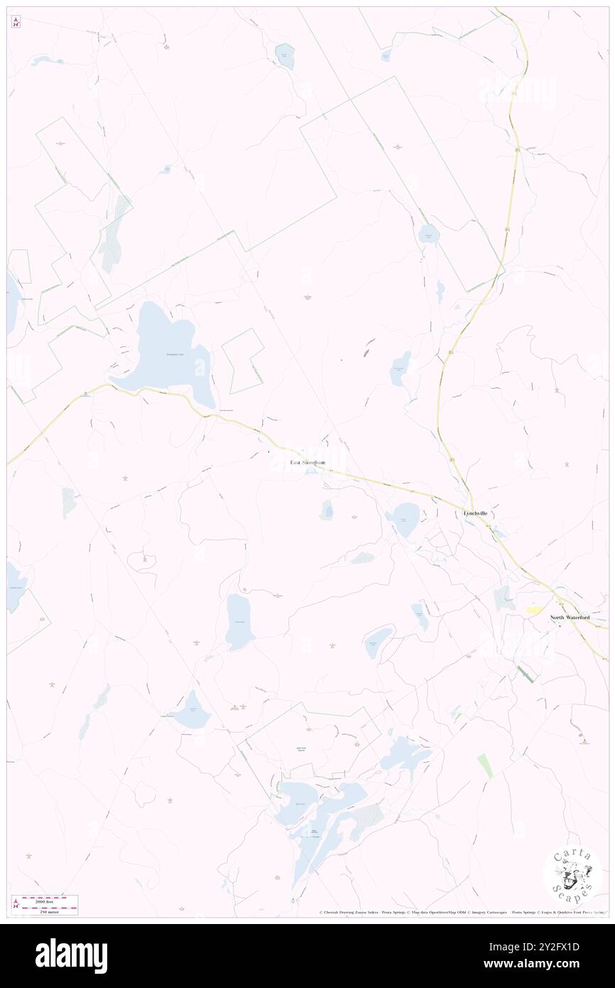 Stoneham, Oxford County, US, United States, Maine, N 44 15' 1'', S 70 ...