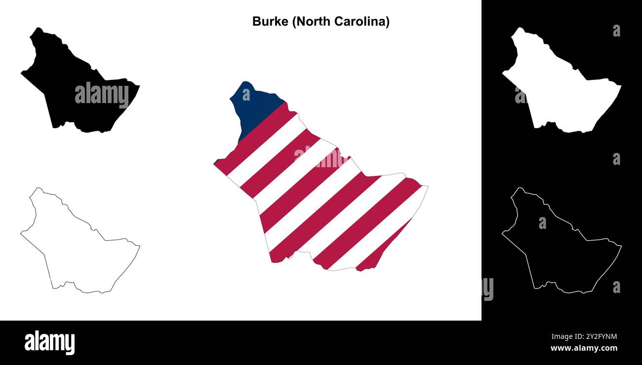 Burke boundary vector vectors hi-res stock photography and images - Alamy