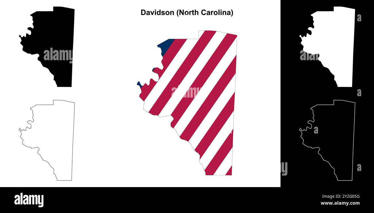 Blank davidson map hi-res stock photography and images - Alamy