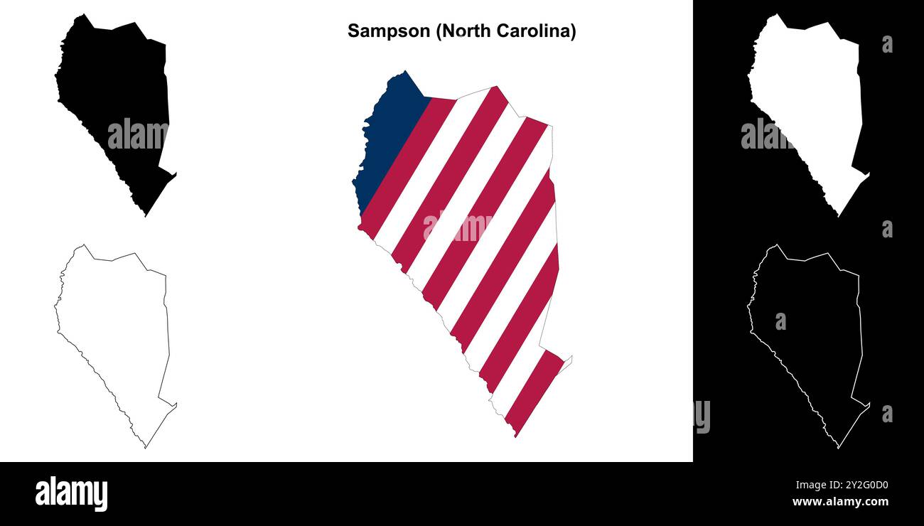 Blank sampson map hi-res stock photography and images - Alamy