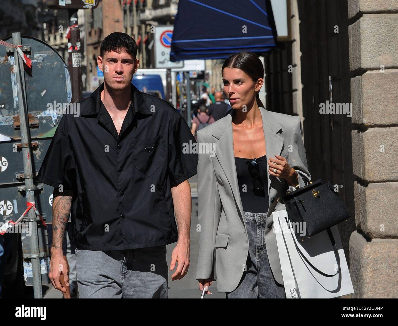 Milan, 10-09-2024 Alessandro Bastoni, defender of Inter and the Italian ...