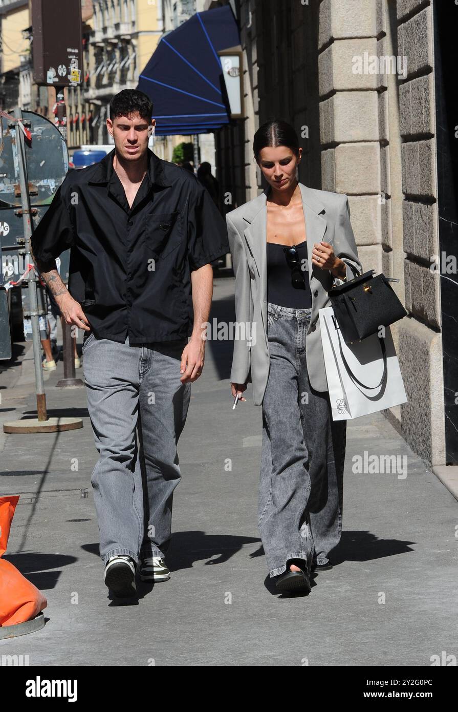 Milan, 10-09-2024 Alessandro Bastoni, defender of Inter and the Italian ...