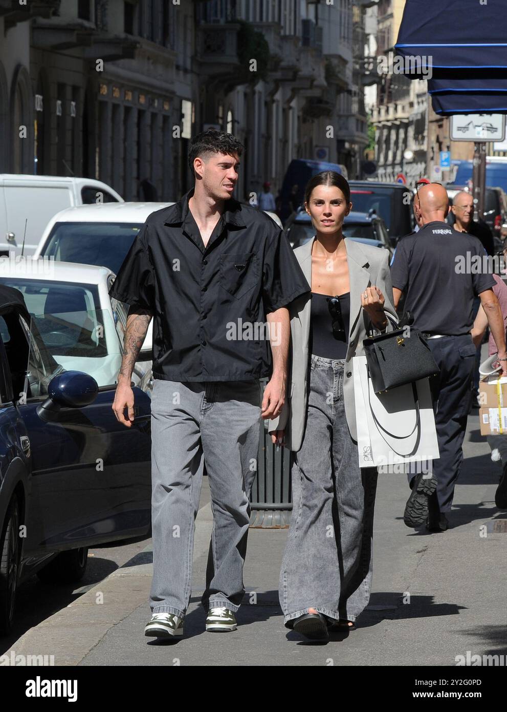Milan, 10-09-2024 Alessandro Bastoni, defender of Inter and the Italian ...