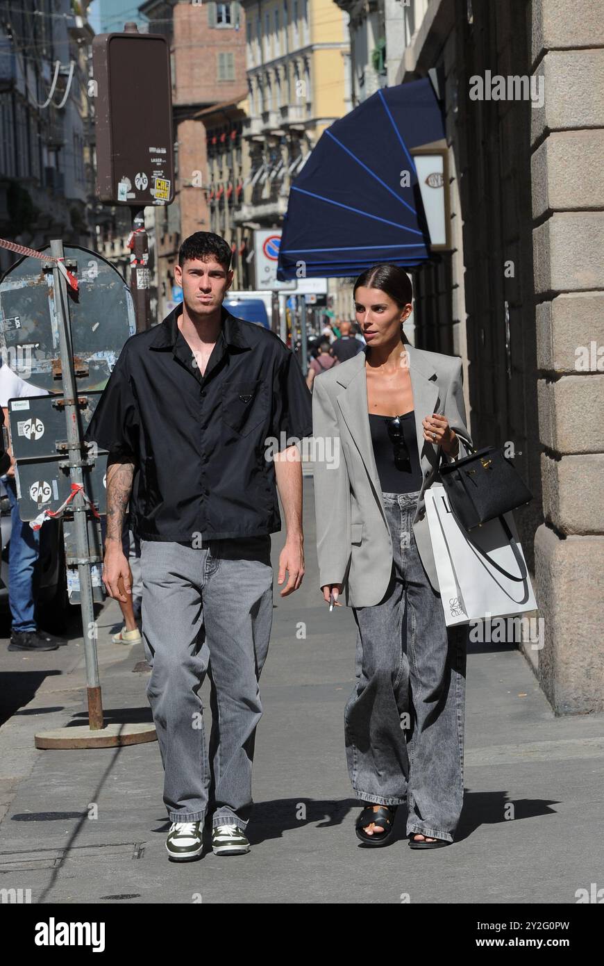 Milan, 10-09-2024 Alessandro Bastoni, defender of Inter and the Italian ...